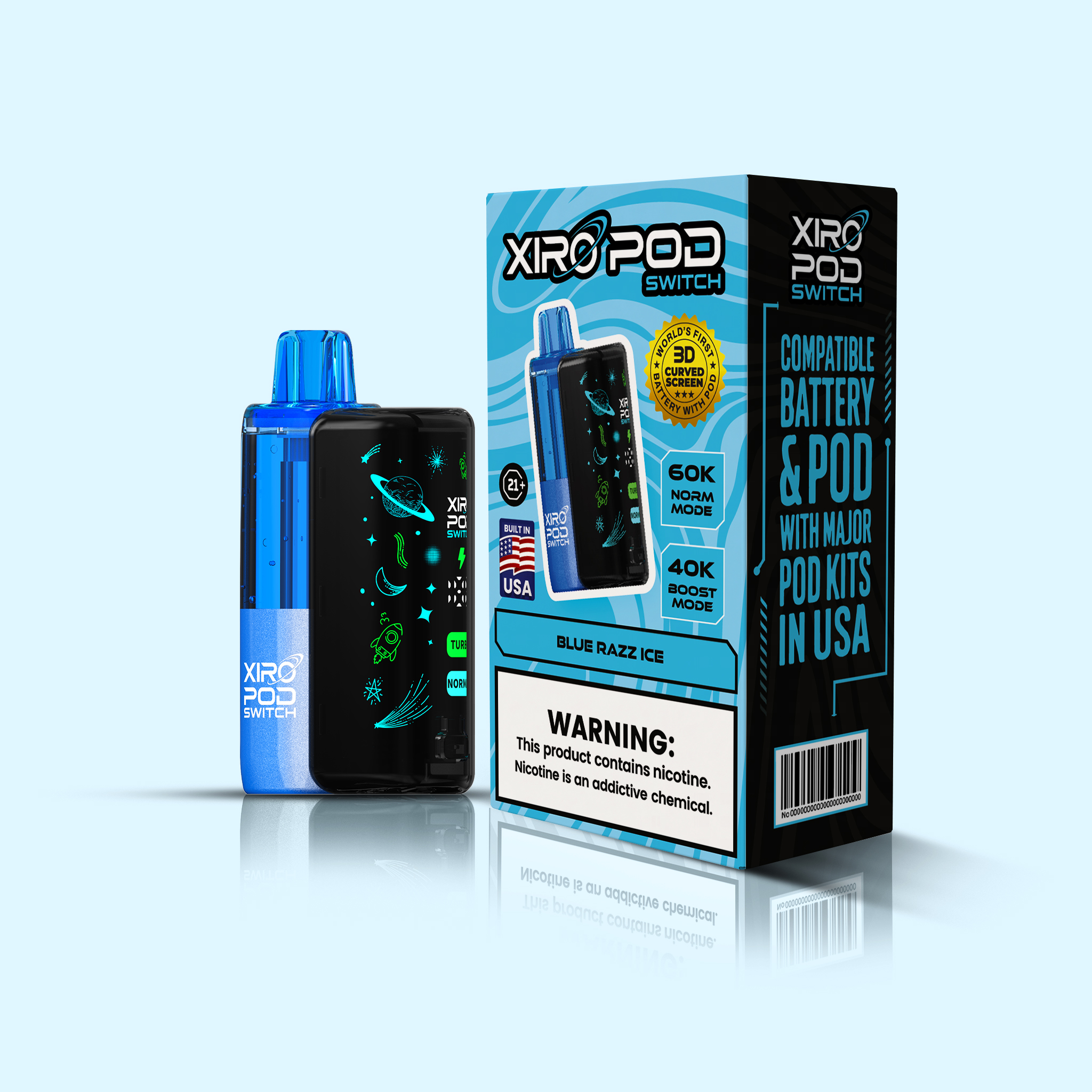 Blue Razz Ice – XiroPOD